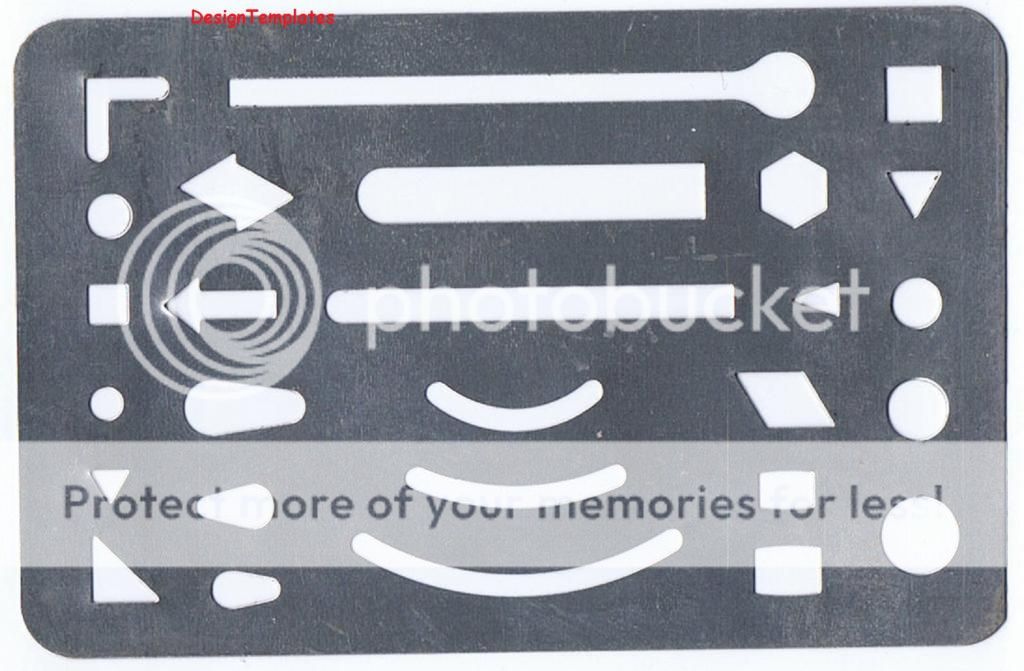 TECHNICAL - DRAFTING - DRAWING - ARTIST - ERASING SHIELD - 90mm x 58mm ...