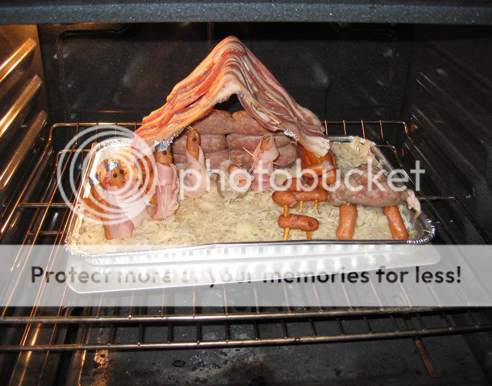 The MEAT nativity! : r/food